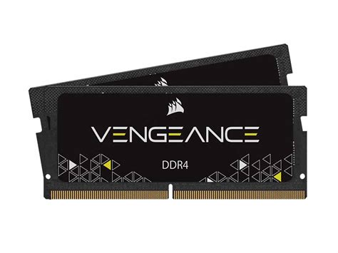 GB Kit X GB CORSAIR VENGEANCE DDR PC MHz SODIMM Black