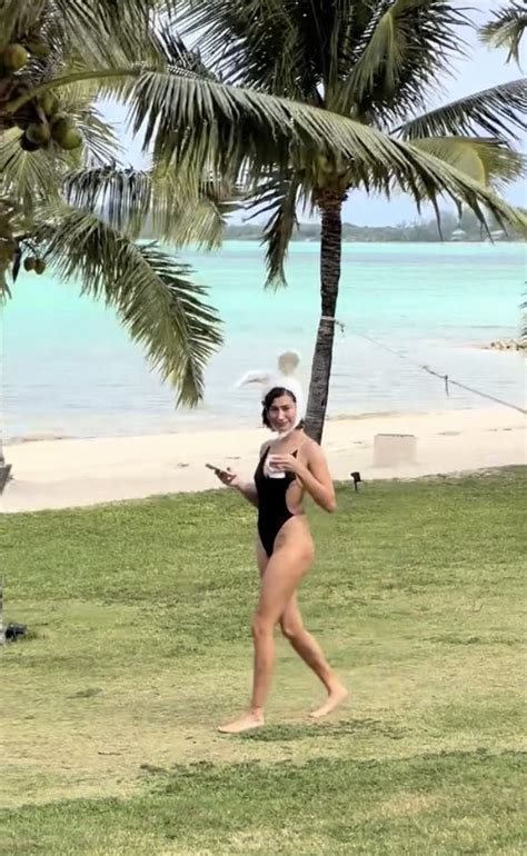 Hailey Bieber Shows Off Her Real Curves And Long Legs As She Stuns In