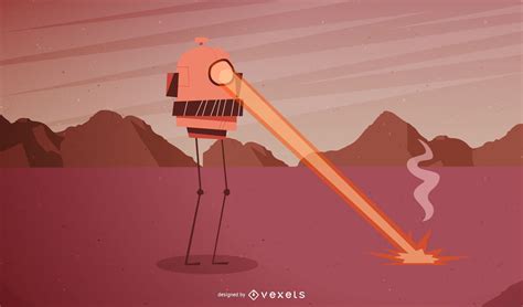 Space Robot Vector 1 Vector Download