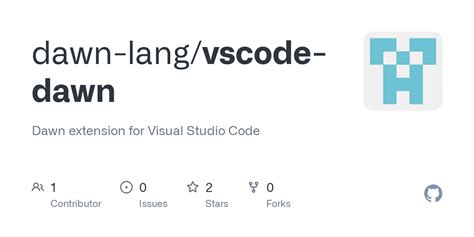 GitHub Dawn Lang Vscode Dawn Dawn Extension For Visual Studio Code