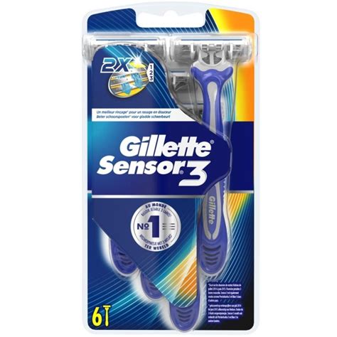 Gillette Sensor 3 strojky 6ks | Eshop Tham & Ha Plus