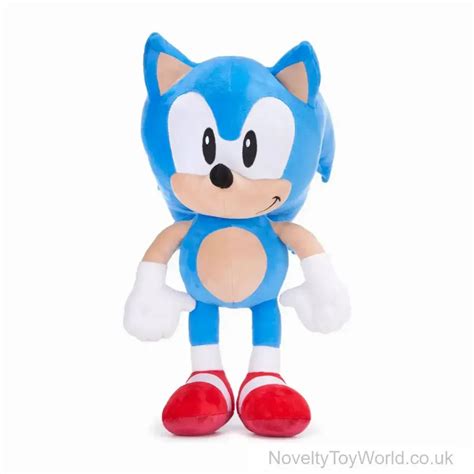 Large Sonic The Hedgehog Soft Toy 45cm Wholesale Branded Plush Toys Uk
