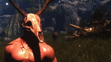 Hircine Helmet Mesh Tesrenewal Morroblivion Skywind Skyblivion