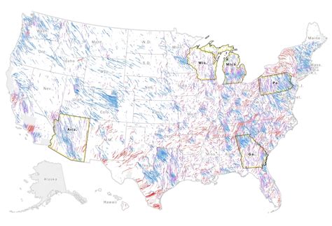 2016 Vs 2020 Election Map See How Vote Shares And Participation