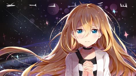 Rachel Gardner Choker Blonde Blue Eyes Satsuriku No Tenshi Anime