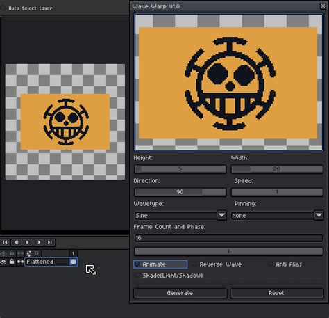 [extension] Wave Warp Animate Wave Distortions And Shading Effects In Aseprite Scripts