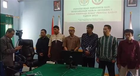 Pengukuhan Dan Rapat Kerja Pengurus DPP Perguruan Bela Diri Perisai
