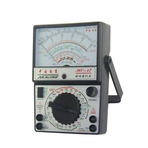 Analog Multimeter Voltmeter Ammeter Ohmmeter Battery Tester Battery