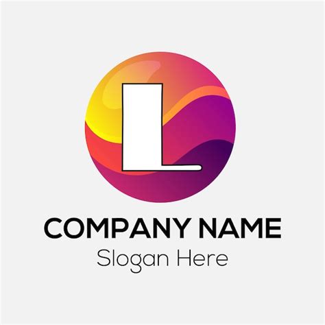 Diseño De Logotipo De Letras Iniciales Modernas De Letra L Abstracta