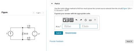 Solved Part A Figure Use The Node Voltage Method To Find How Chegg