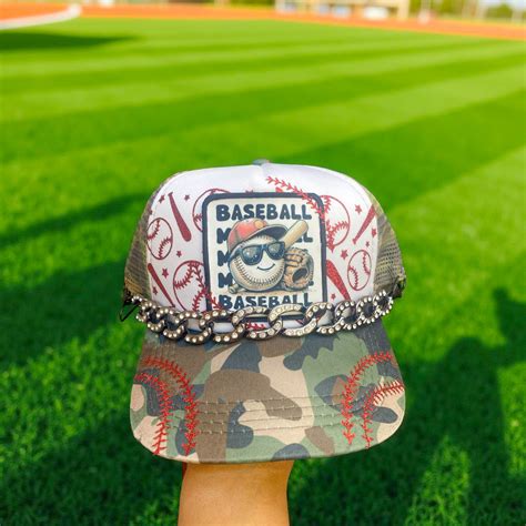Baseball Completed Hat Polka Dot Emporium
