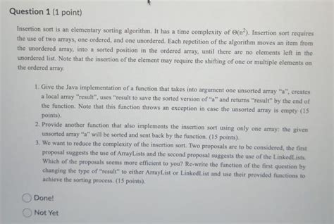 Solved Merging Is The Process Of Taking Two Smaller Sorted