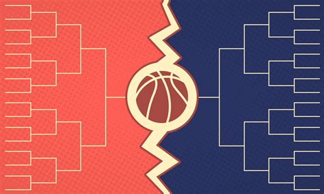 Basketball Bracket Tournament 16 Team Tournament Bracket Templates