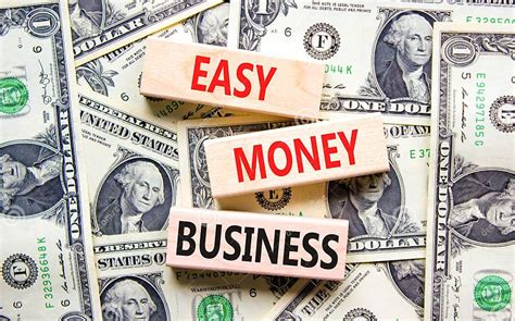 Easy Money Business Symbol Concept Words Easy Money Business On