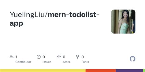 Github Yuelingliu Mern Todolist App
