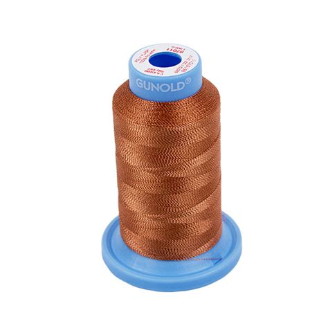 Gunold Embroidery Thread Poly Flash 40 1000m 87011 Light Coppe