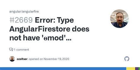 error type angularfirestore does not have ɵmod property · issue