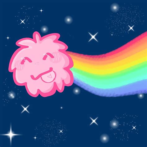 Puffball Bfb In 2023 Nyan Cat Cat Reference Fan Art