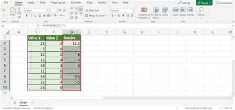 How To Ignore DIV 0 Values In Excel Sheetaki