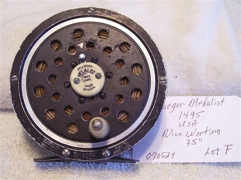 070524 Pflueger Medalist 1495 Fly Reel 3 58 See Reel Tag Nice Working