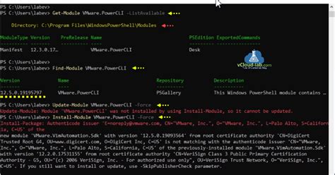 Vmwarepowercli Install Update Error Install Package Authenticode