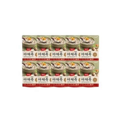 동원에프앤비 동원 양반 버섯 야채죽 파우치 420g X10개 티몬