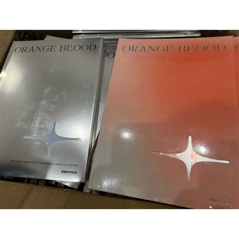 Jual READY STOCK SEALED ALBUM ENHYPEN Orange Blood Regular Standard