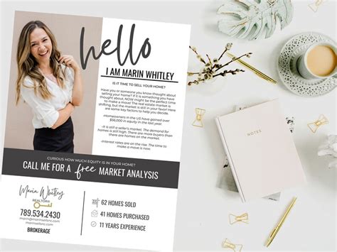 Real Estate Letter Realtor Hello Neighbor Letter Realtor Etsy