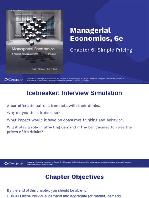 Chapter 6 Simple Pricing Pdf Demand Elasticity Economics