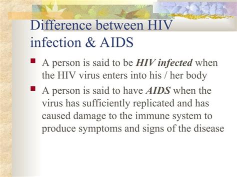 Acquired Immunodeficiency Syndrome Aidsppt