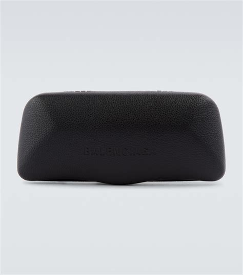 Square Sunglasses In Black Balenciaga Mytheresa