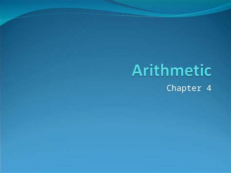 PPT Chapter 4 N Bit Adder Cascade N Full Adder FA Blocks To Form
