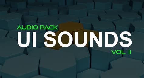 User Interface Sounds Volume Two In Sound Effects Ue Marketplace