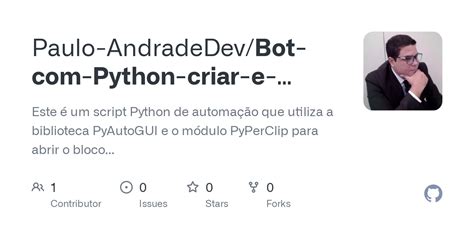 GitHub Paulo AndradeDev Python Criar E Salvar Arquivo No