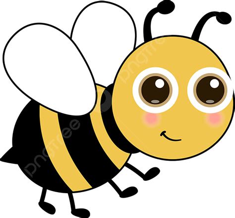 Ilustração Em Vetor Desenho Bonito Clipart De Abelha Png Clipart De