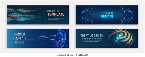 Visualization Data Arrays Databases Information Flow Stock Vector