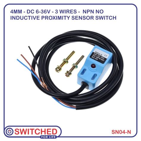 Sn04 N 4mm Dc 6 36v 3 Wires Npn No Inductive Proximity Sensor