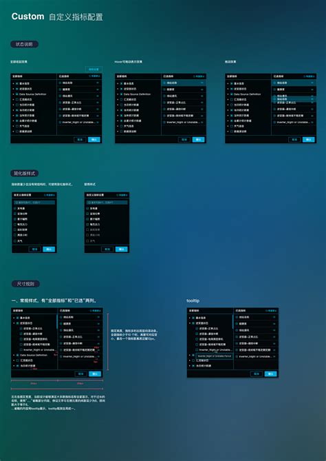 自定义指标配置弹框