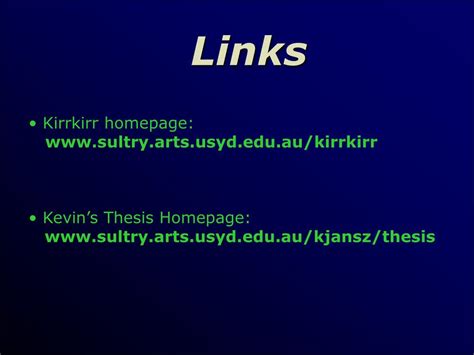 Ppt Kirrkirr Software For Browsing And Visual Exploration Of A