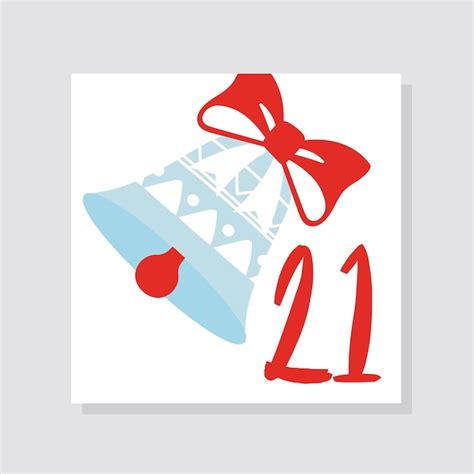 Premium Vector Advent Calendar With Number
