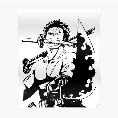 Roronoa Zoro One Piece Poster For Sale By Xyprow Redbubble