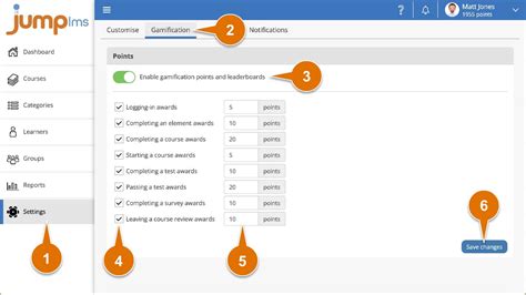 Jumplms Support How To Customise Your Default Gamification Points