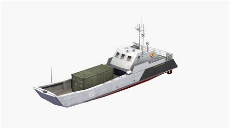 Serna Class Landing Craft 3d Model 149 Dae Stl X Fbx Obj Flt