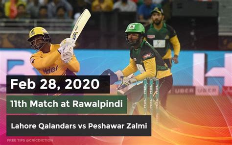 Match Preview Today Cricket Match Prediction Lahore Qalandars Vs