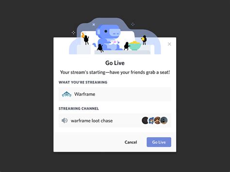 Discord Go Live Modal
