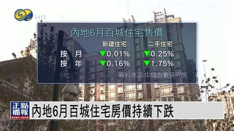 内地6月百城住宅房价持续下跌凤凰网视频凤凰网