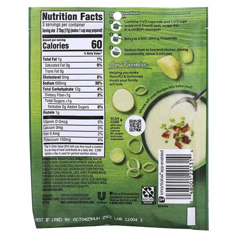 Knorr Leek Recipe Mix 18 Oz 51 G