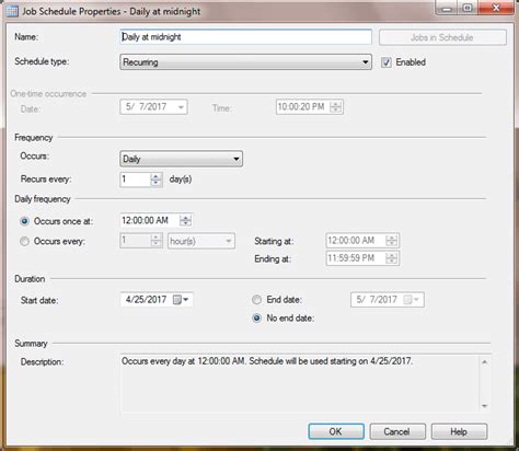 creating multi step and dynamic sql server agent jobs