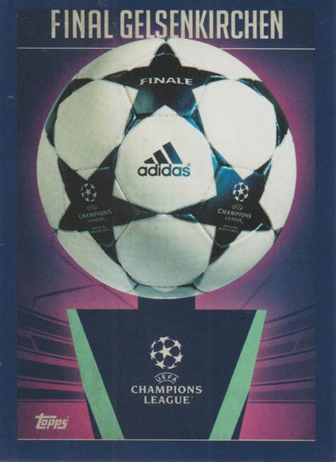UEFA CHAMPIONS LEAGUE Topps Merken Voetbalplaatjes Voetbalplaatjes Paradijs