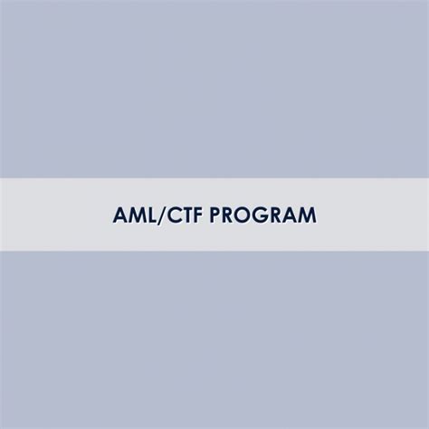 Aml Ctf Program Sophie Grace